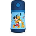 Thermos 10 oz. Vacuum Insulated Stainless Steel Straw Bottle - Mickey Mouse - Walmart.com