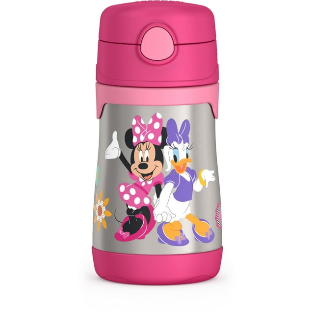 Thermos 10 oz. Vacuum Insulated Stainless Steel Straw Bottle - Minnie Mouse - Walmart.com