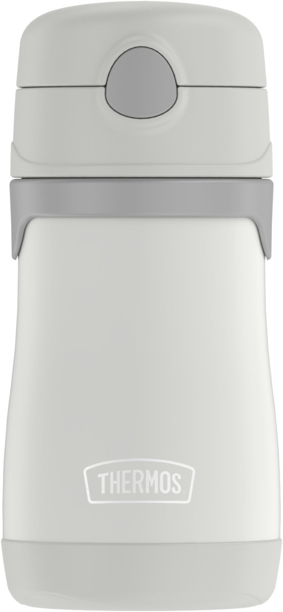 Thermos Baby Vacuum Insulated Stainless Steel Straw Bottle, 10oz, Gray ...