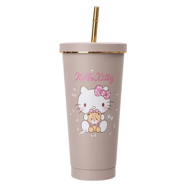 Thermos Cup Kawaii Sanrio Hello Kitty Kit Anime Figure My Melody Kuromi ...