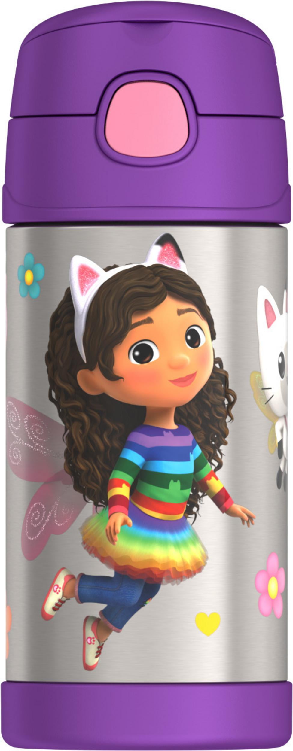 Thermos Funtainer 12oz Stainless Steel Insulated Water Bottle, Gabys Dollhouse for Kids ...