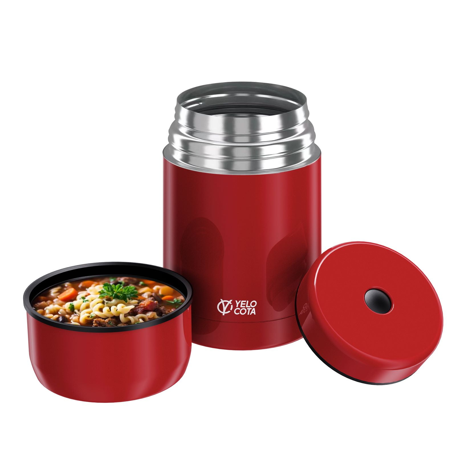 Thermos for Hot Food- Vacuum Insulated Stainless Steel Lunch Food ...