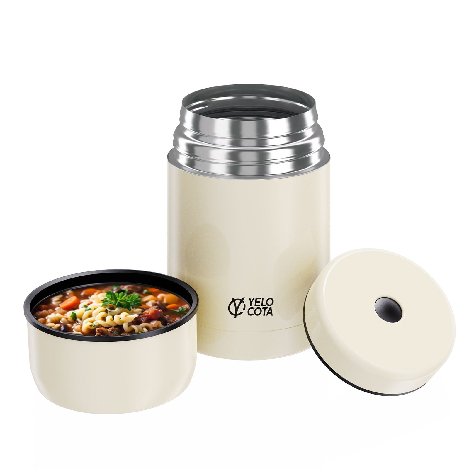 Thermos for Hot Food- Vacuum Insulated Stainless Steel Lunch Food ...