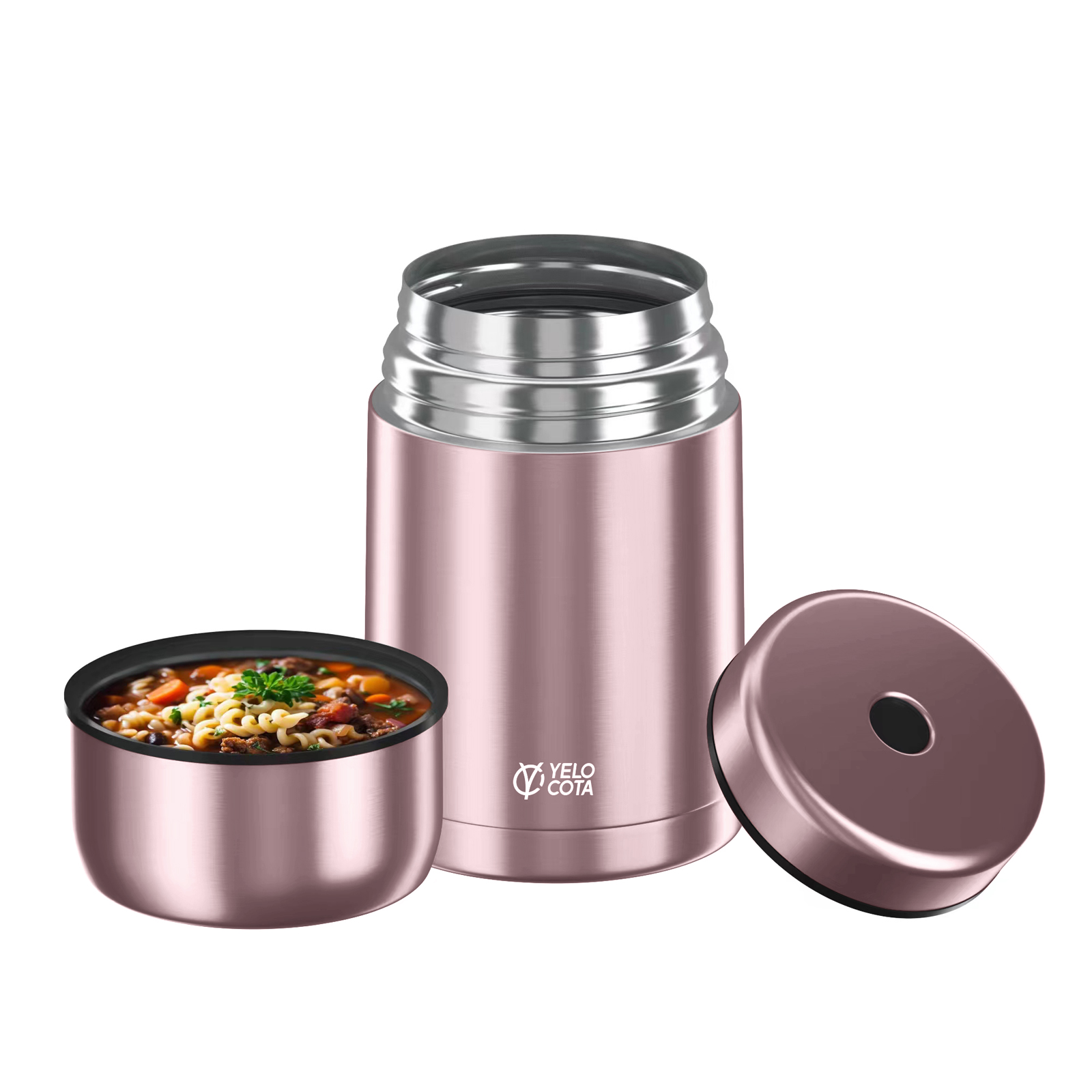 Thermos for Hot Food- Vacuum Insulated Stainless Steel Lunch Food ...