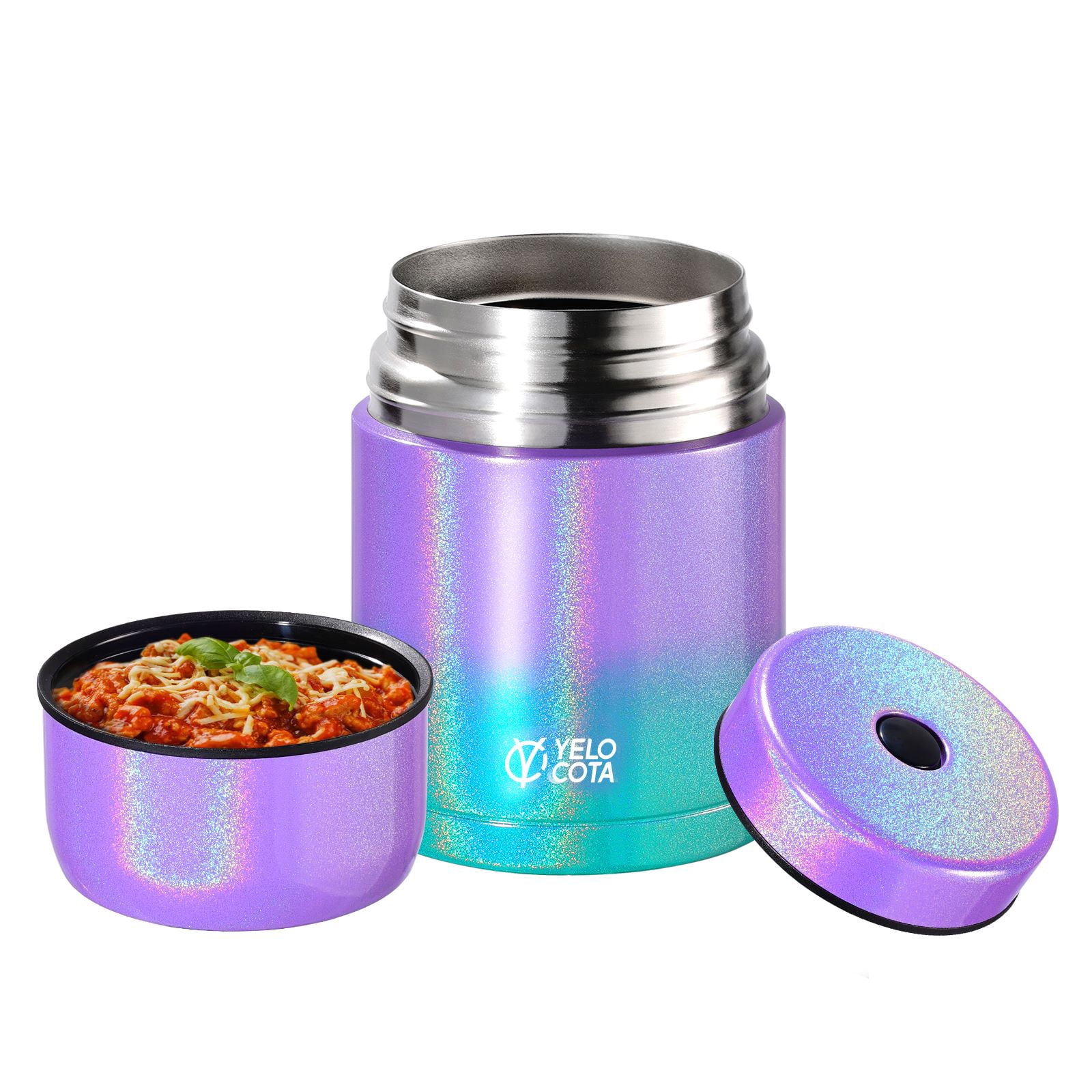 Thermos for Hot Food- Vacuum Insulated Stainless Steel Lunch Food ...