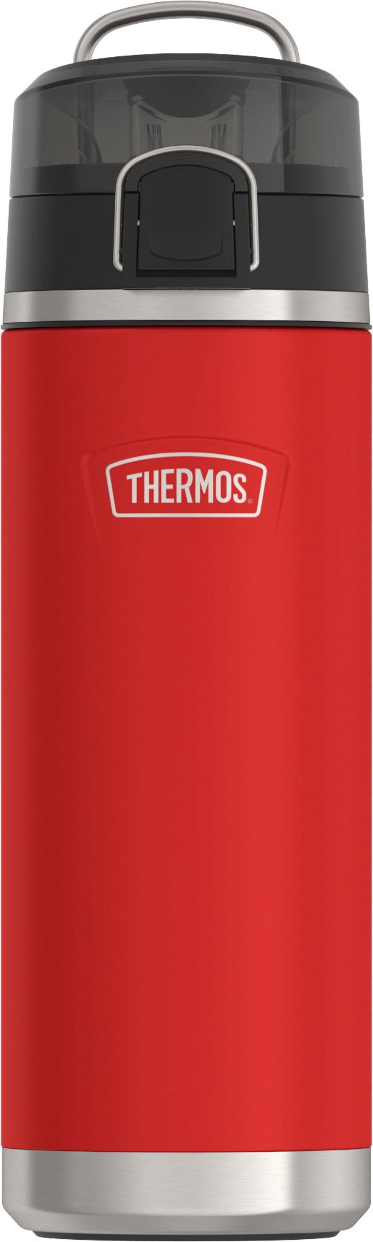 Thermos ICON Series Stainless Steel Vacuum Insulated Water Bottle w/ Spout, Crimson, 24oz ...