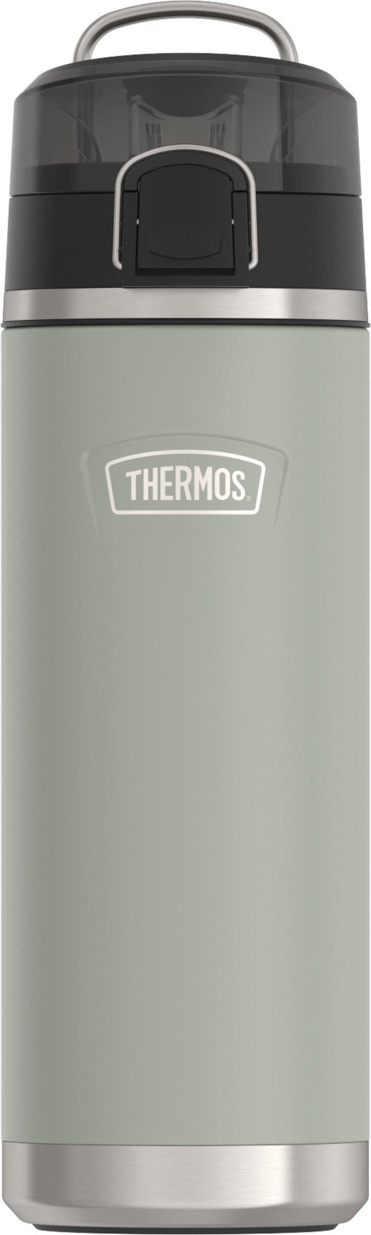 Thermos ICON Series Stainless Steel Vacuum Insulated Water Bottle w/ Spout, River Rock, 24oz ...