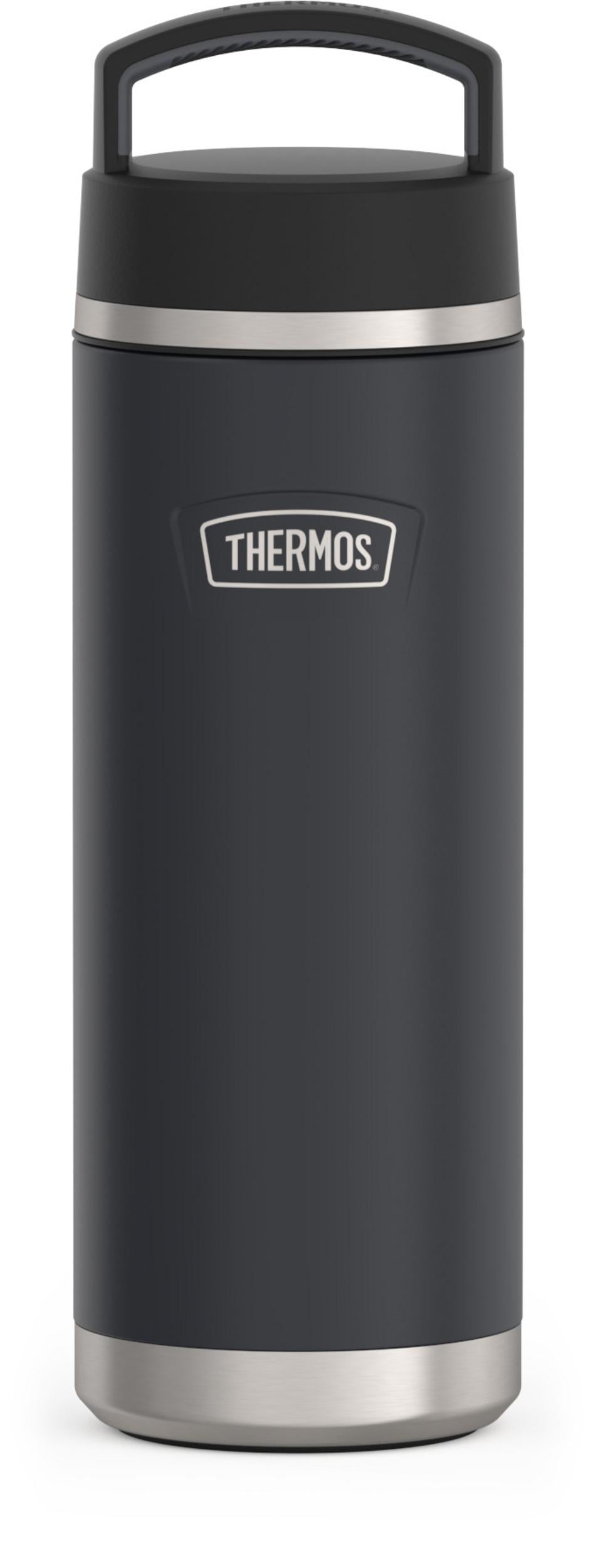 Thermos ICON Series Stainless Steel Vacuum Insulated Water Bottle with Screw Top, 24oz, Granite ...