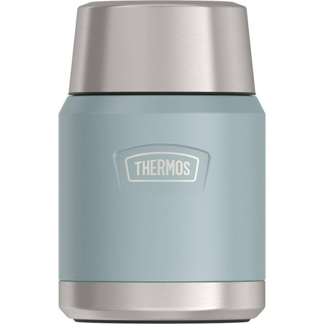 Thermos Icon 16oz Stainless Steel Food Storage Jar with Spoon - Glacier ...