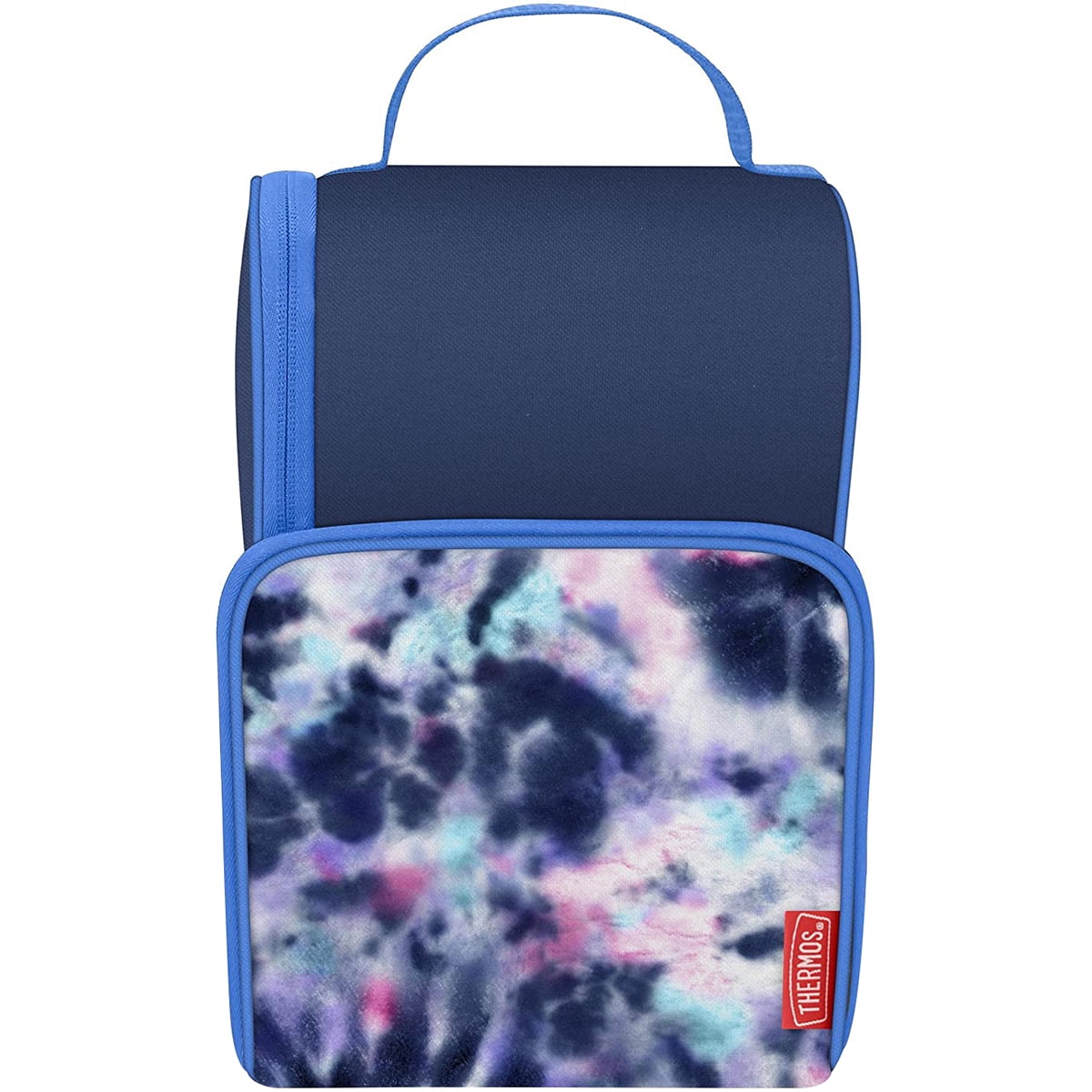 Thermos Kid's Tween Dual Compartment Soft Lunch Box - Blue Tie Dye ...