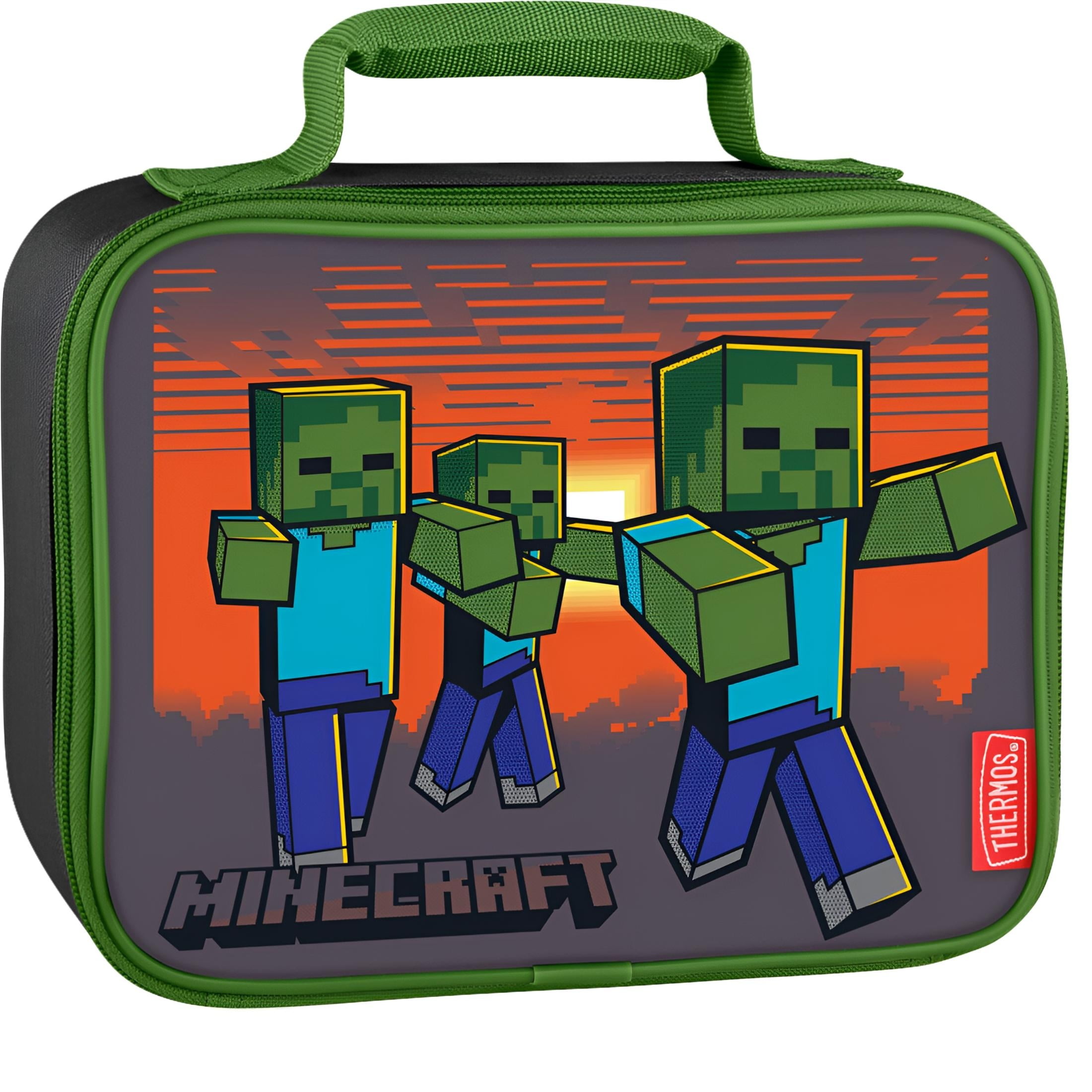 Thermos Minecraft Lunch Box Kit for Kids, Insulated, Reusable, Single ...