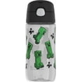 Thermos Kids Plastic Bottle with Chug Spout, Minecraft, 16 Fluid Ounces ...