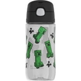 Thermos Kids Plastic Bottle with Chug Spout, Minecraft, 16 Fluid Ounces ...