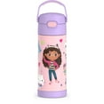 Thermos Stainless Steel FUNtainer Bottle with Straw, Gabby's Dollhouse, 14 Fluid Ounces ...