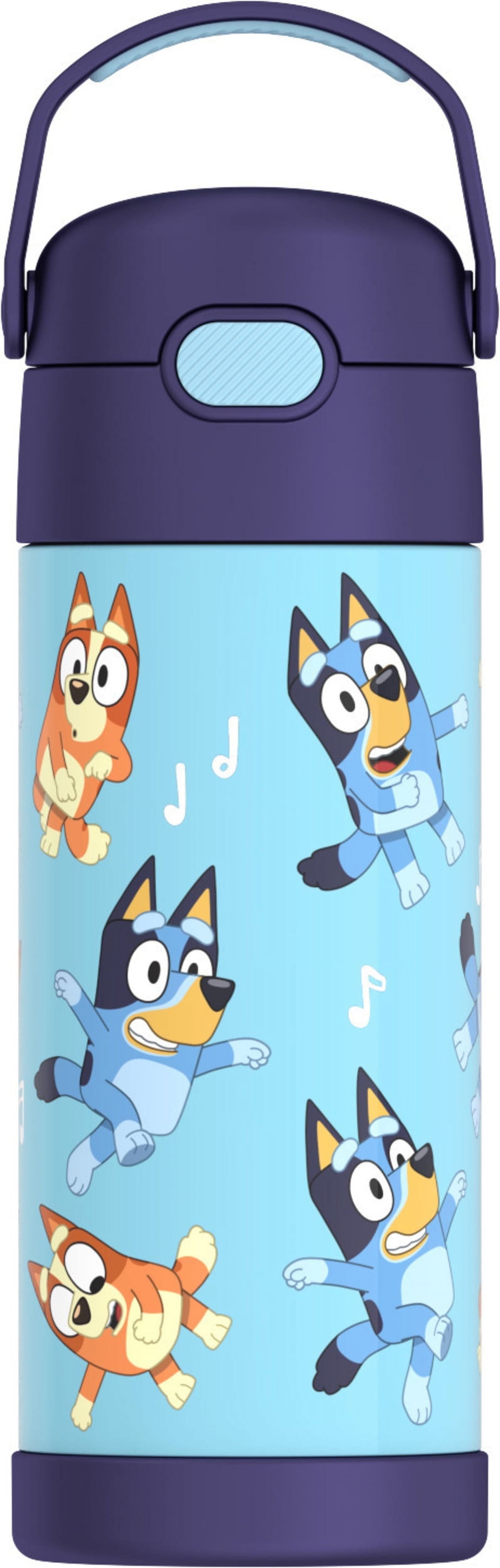 Thermos Stainless Steel FUNtainer Water Bottle with Straw, Bluey, 14 Fluid Ounces - Walmart.com