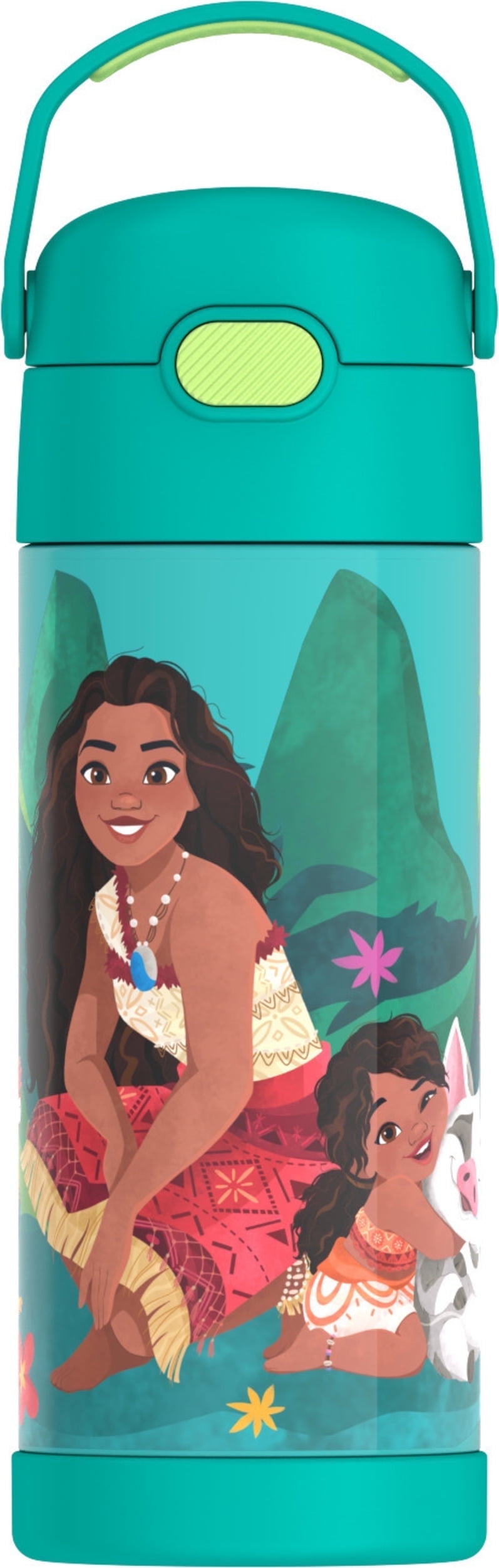 Thermos Stainless Steel FUNtainer Water Bottle, 14 oz, Vacuum Insulated, Moana 2 - Walmart.com