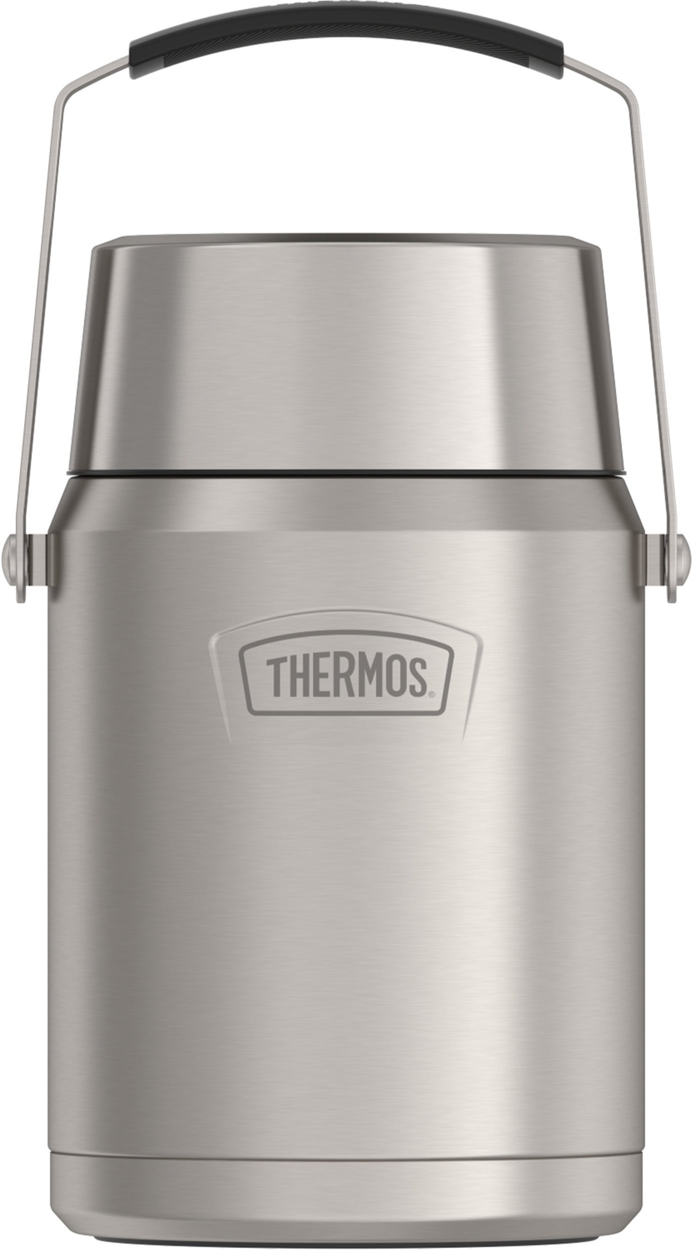 Thermos Stainless Steel Insulated Food Jar with 2 Containers, Stainless ...