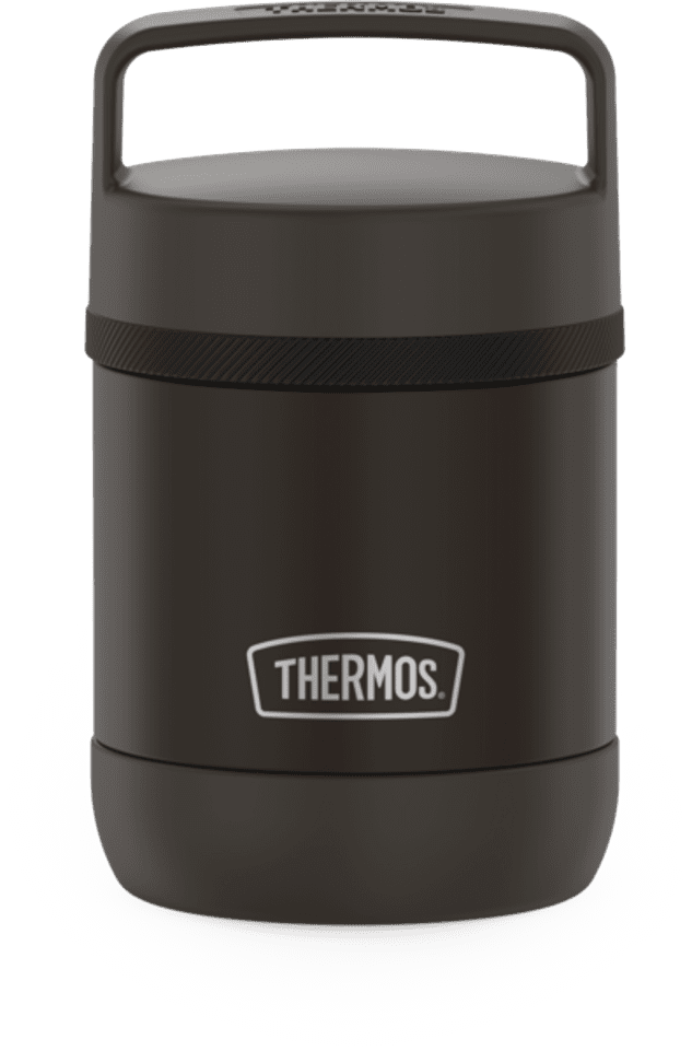 Thermos Stainless Steel Insulated Food Jar with Handle, 10oz, Black ...