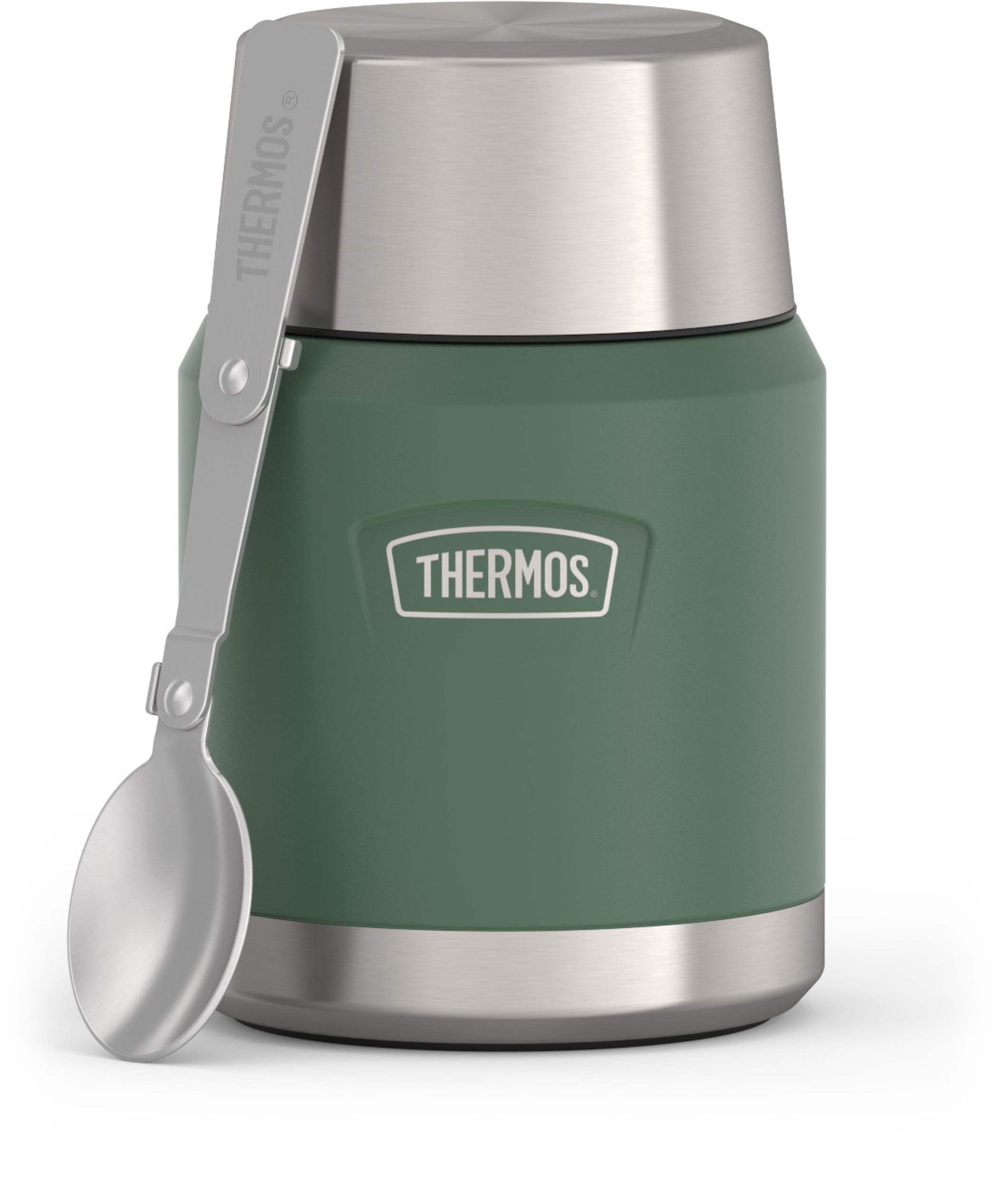 Thermos Stainless Steel Insulated Food Jar with Spoon, 16oz, Alpine ...