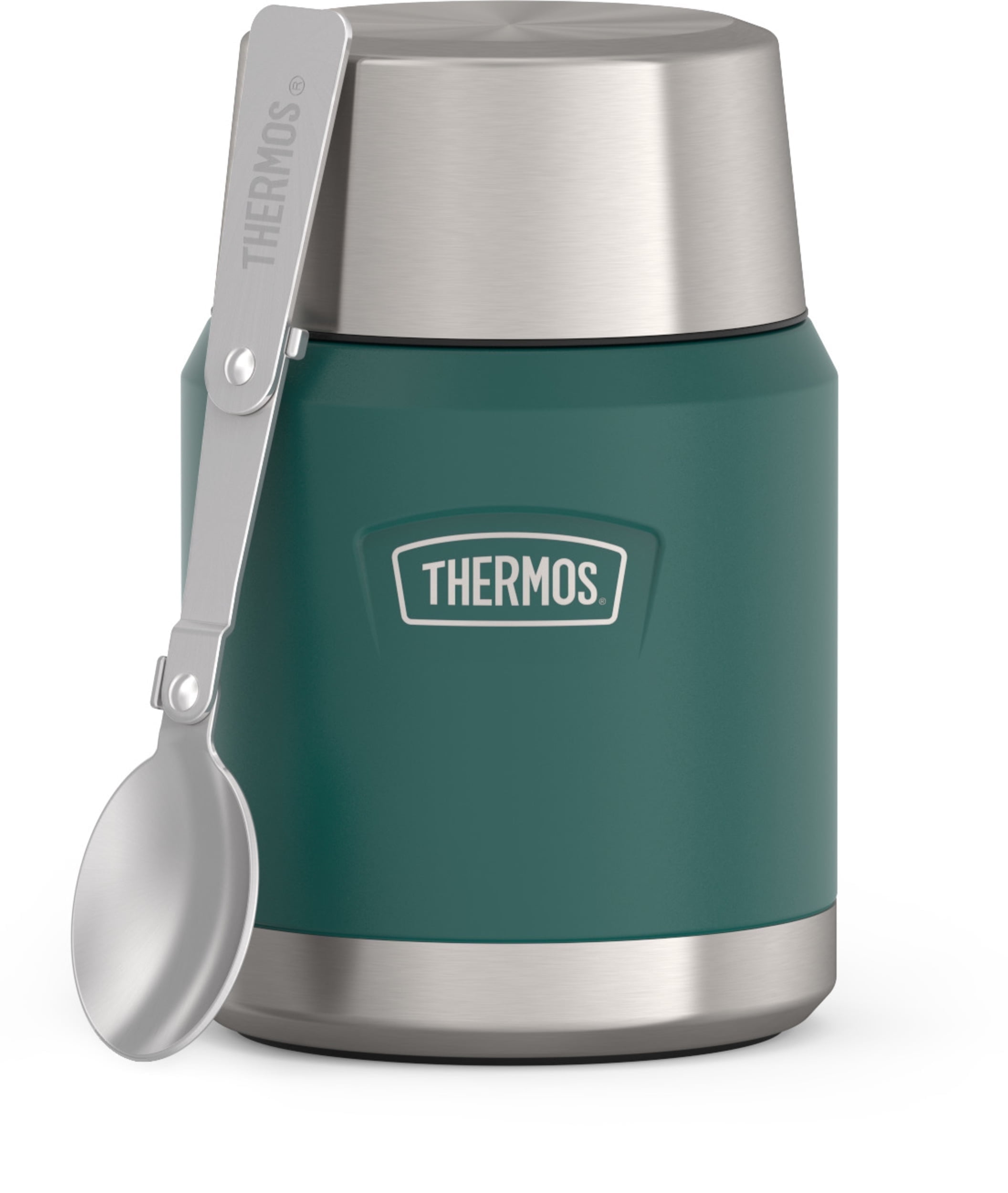 Thermos Stainless Steel Insulated Food Jar with Spoon, 16oz, Spruce ...
