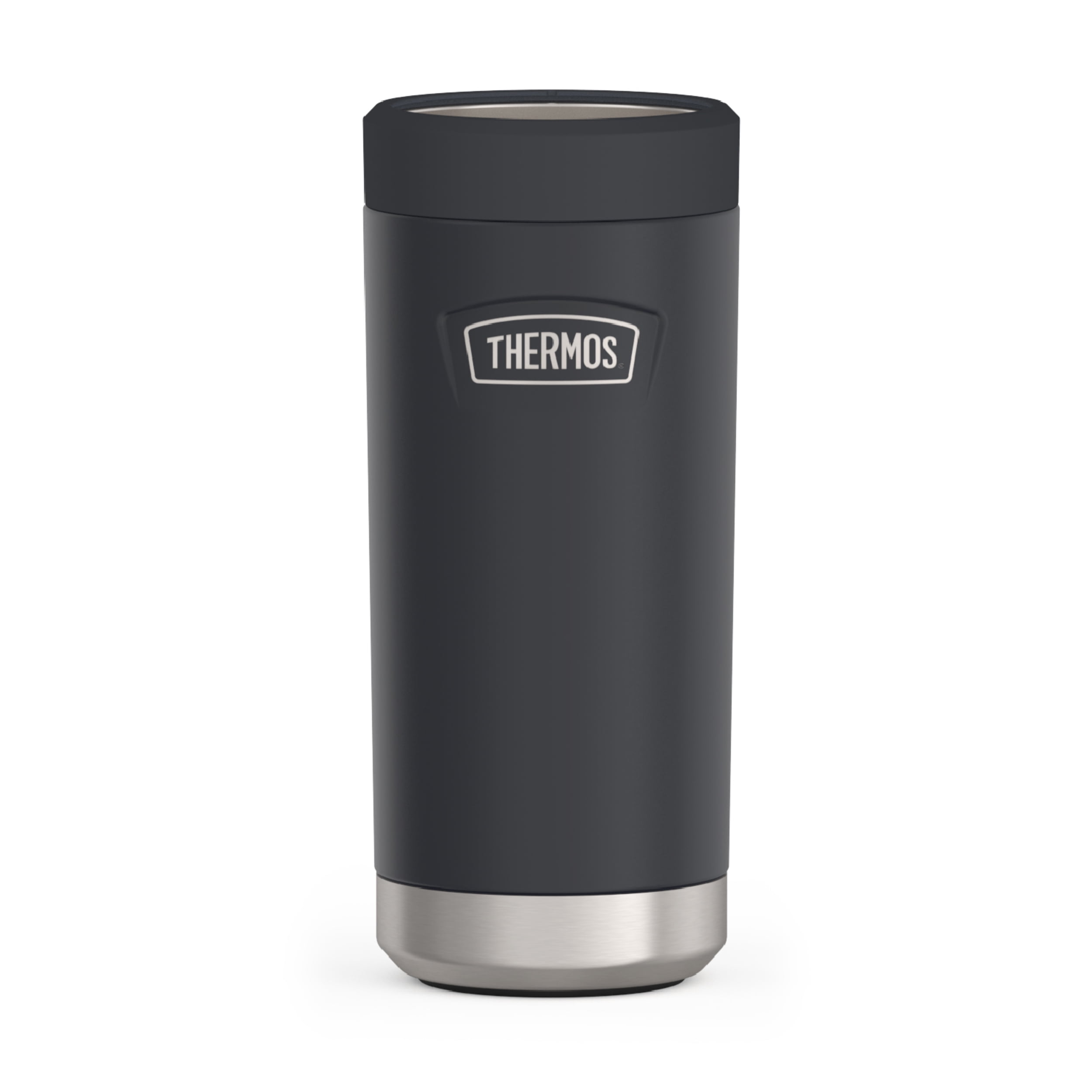 Thermos Stainless Steel Slim Can Insulator, 12oz Can, Graphite ...