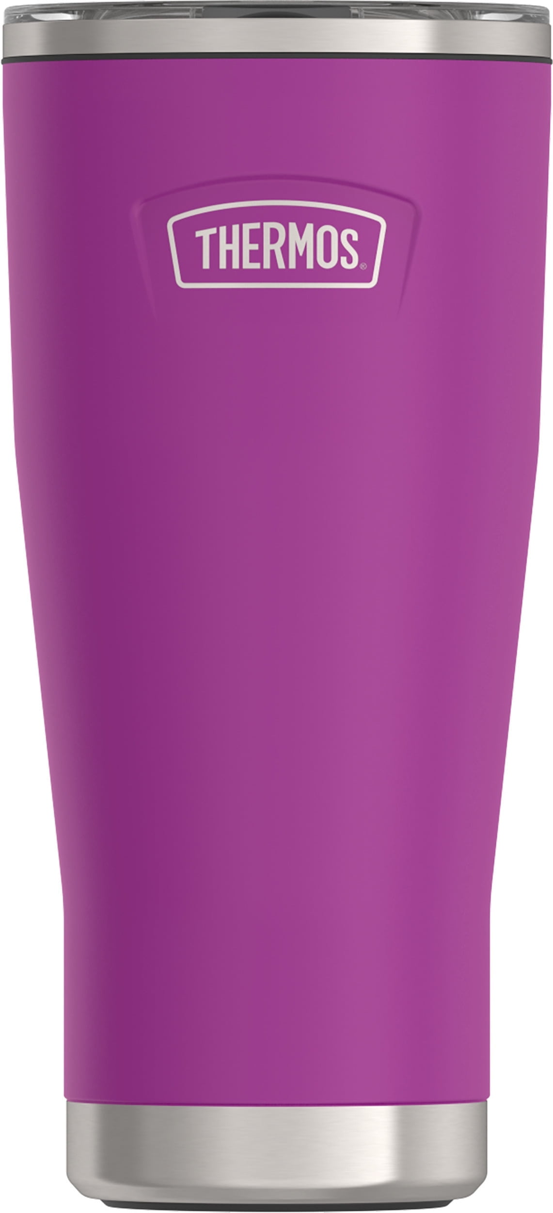 Thermos Stainless Steel Tumbler, w/ Slide Lock Lid, Plum, 24 oz ...