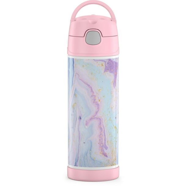 Thermos Stainless Steel Funtainer Water Bottle, Pink Dreamy, 16 Fluid ...