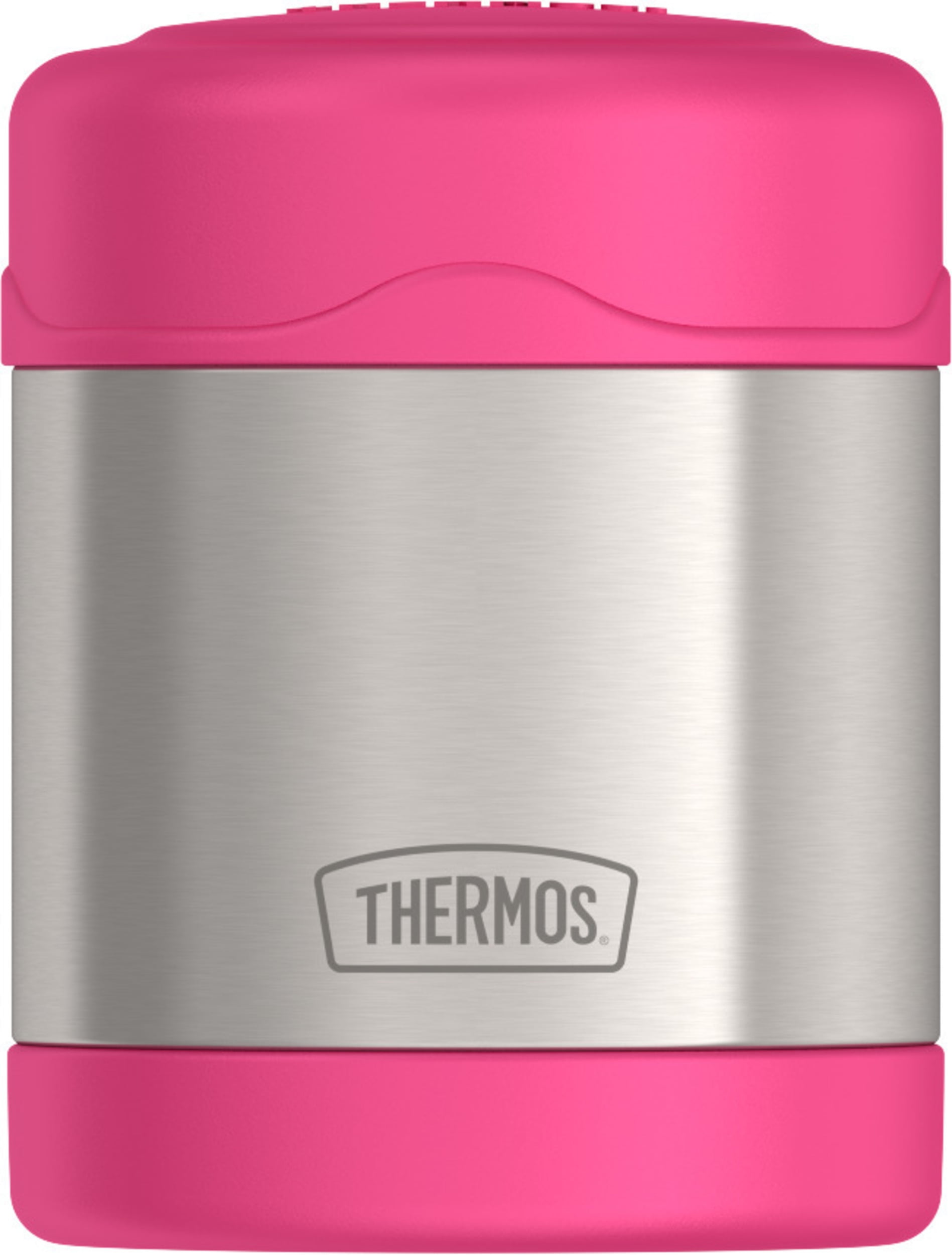 Thermos Vacuum Insulated Food Jar, Stainless Steel, 10oz, Pink ...