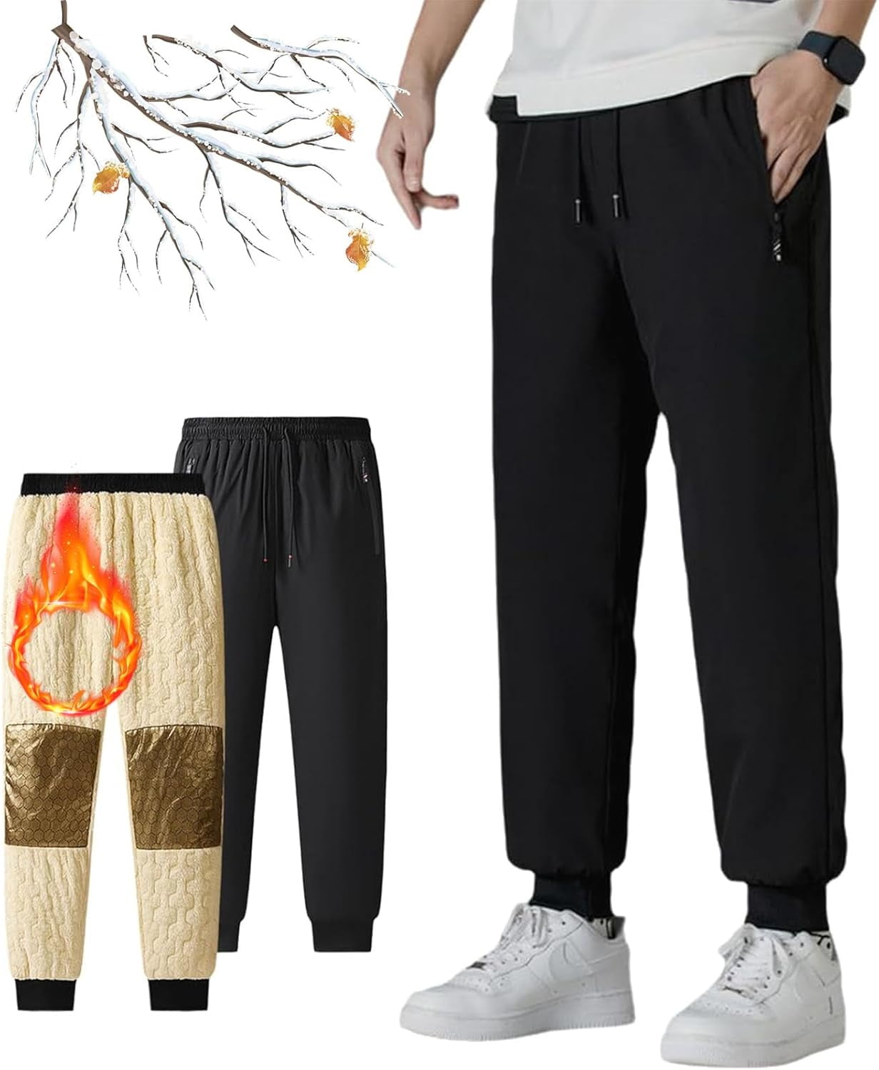 Thermoseal -Waterproof & Windproof Thermal Pants, Fleece Lined Pants ...