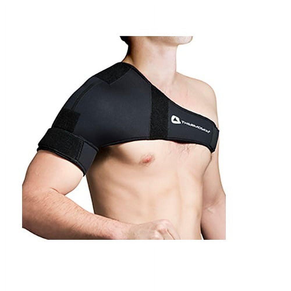 Thermoskin Adjustable Sports Shoulder Black HSA/FSA Eligible - Walmart.com