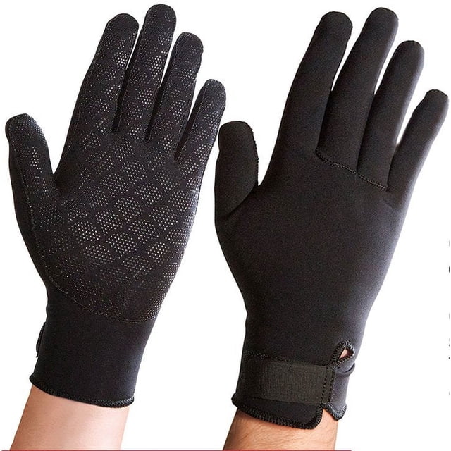Thermoskin Full Finger Arthritis Compression Gloves - Large for Hand ...