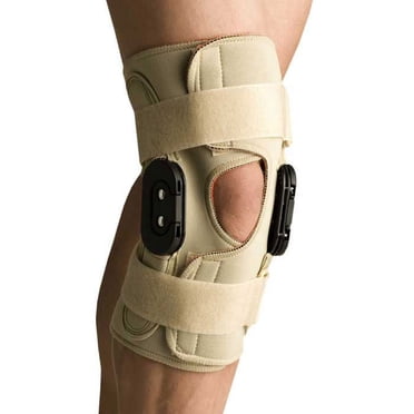 Ossur Rebound Cooltech™ Fabric Hook and Loop Strap Knee Brace Hinged ...