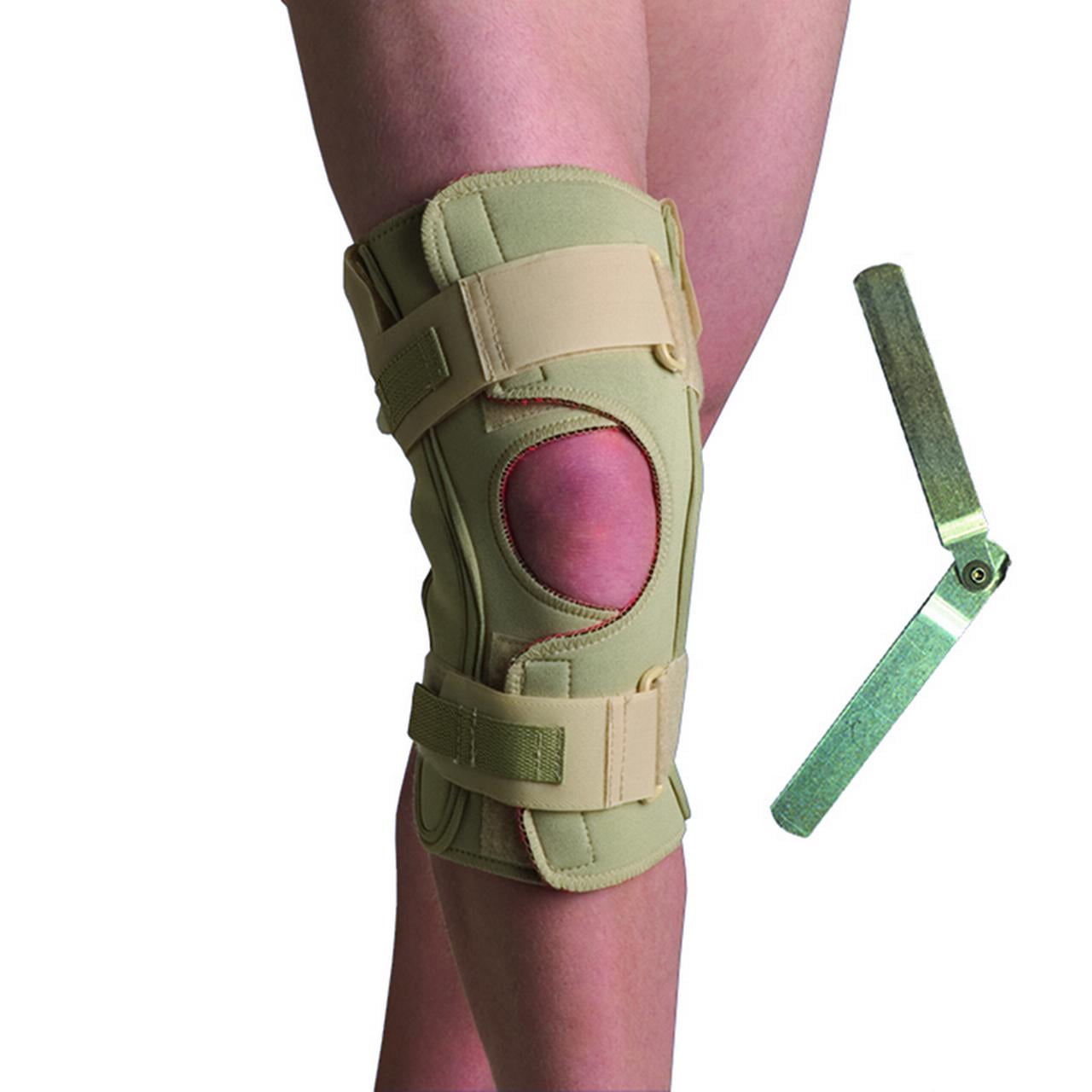 Thermoskin Open Wrap Knee Brace with a Single Pivot Hinge for ...