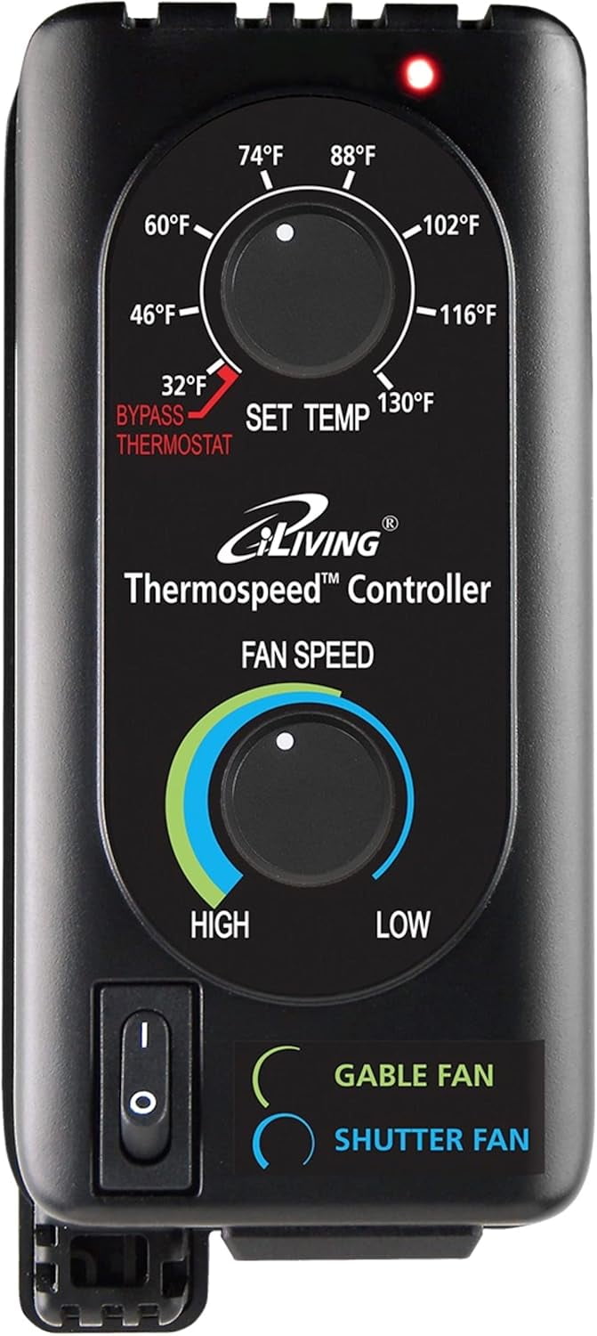 Thermospeed Exhaust Fan Temperature Controller and Speed Controller ...