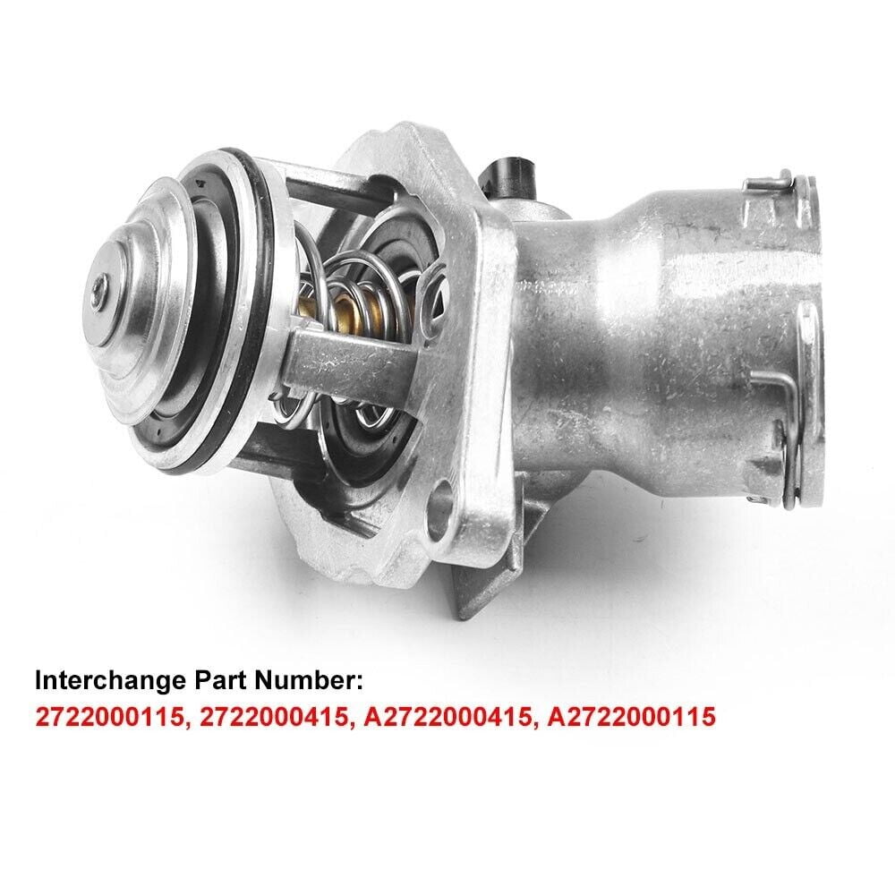 Thermostat Assembly 2722000115 For Mercedes Benz E350 C300 W/ Sensor ...