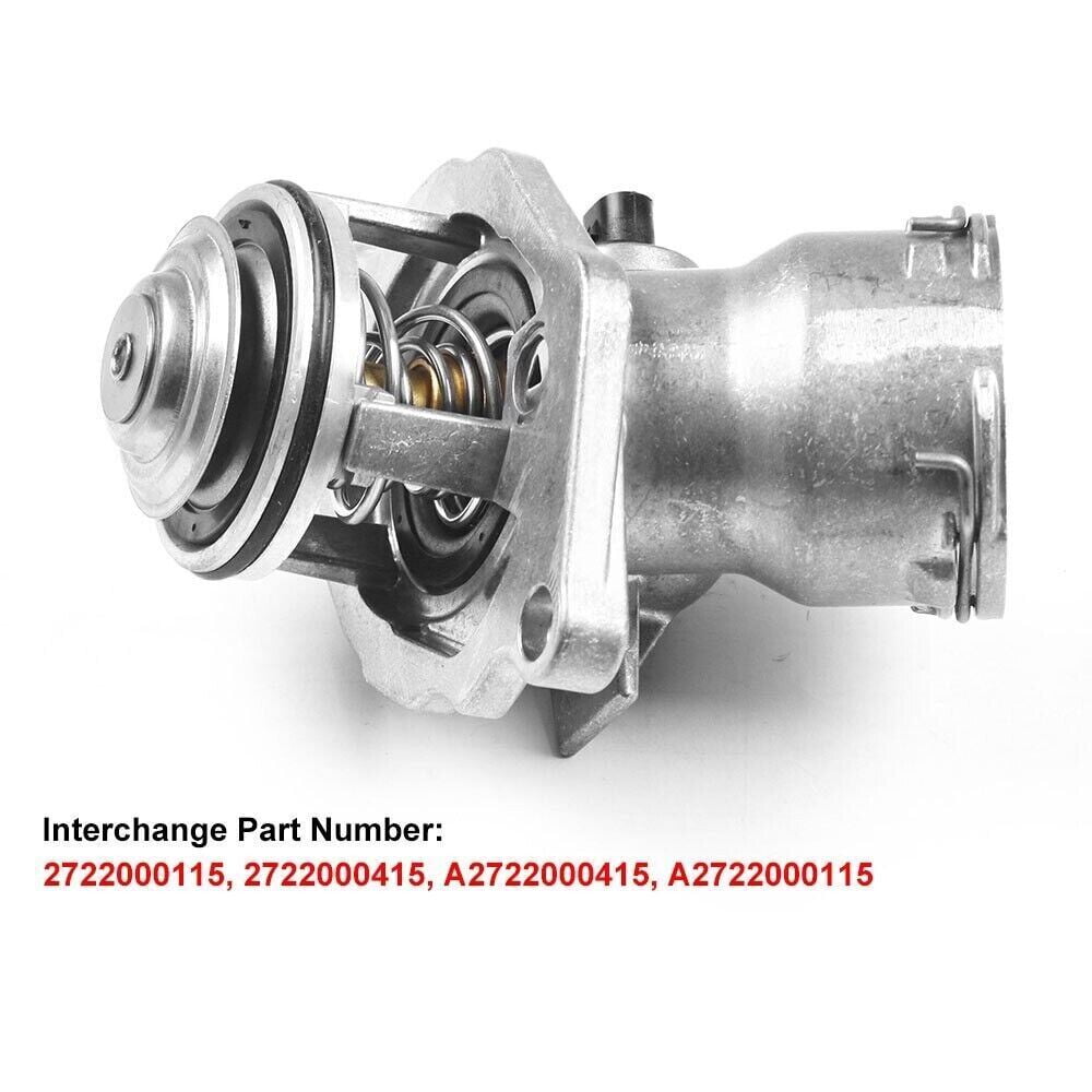 Thermostat Assembly 2722000115 For Mercedes Benz E350 C300 W/ Sensor ...