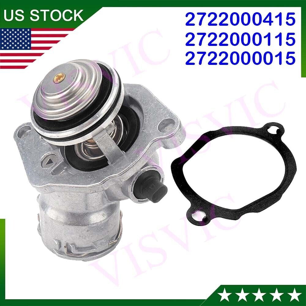 Thermostat Assembly W/ Sensor & Gasket For Mercedes Benz E350 C230 ...