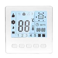 nVent Nuheat Home Thermostat, Dual-Voltage, Programmable, Touchscreen ...