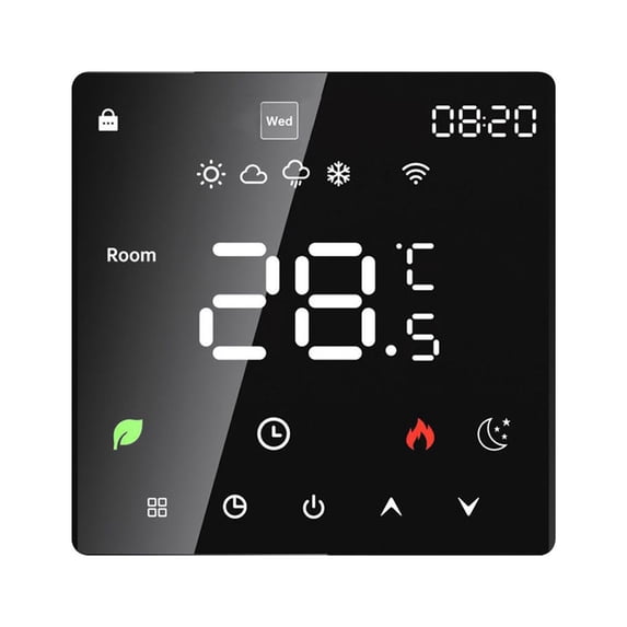 Thermostat,Lcd Display Temperature Display Temperature Water Havou ...