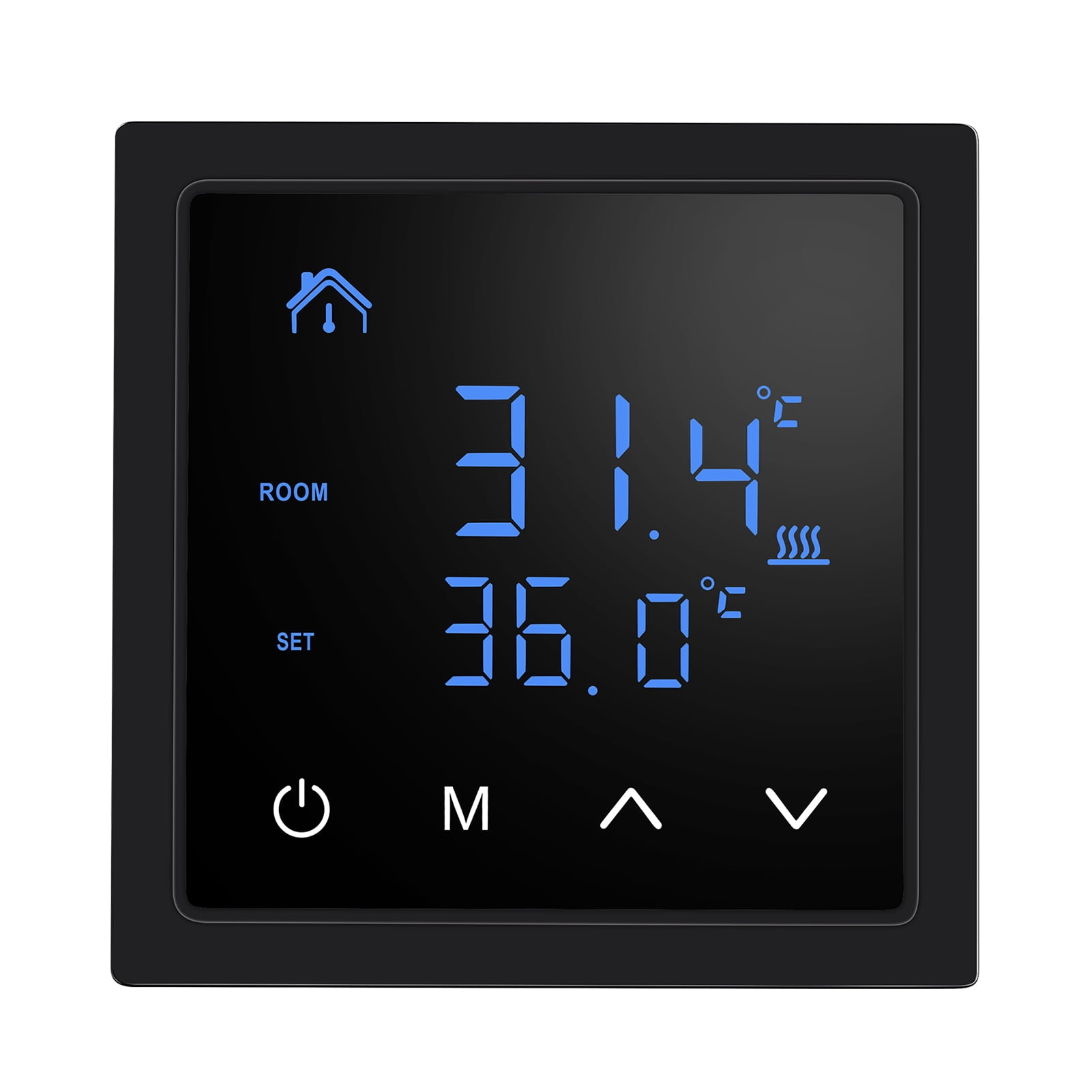 Thermostat,Led Screen Floor Temperature With Screen 85-265v Temperature ...