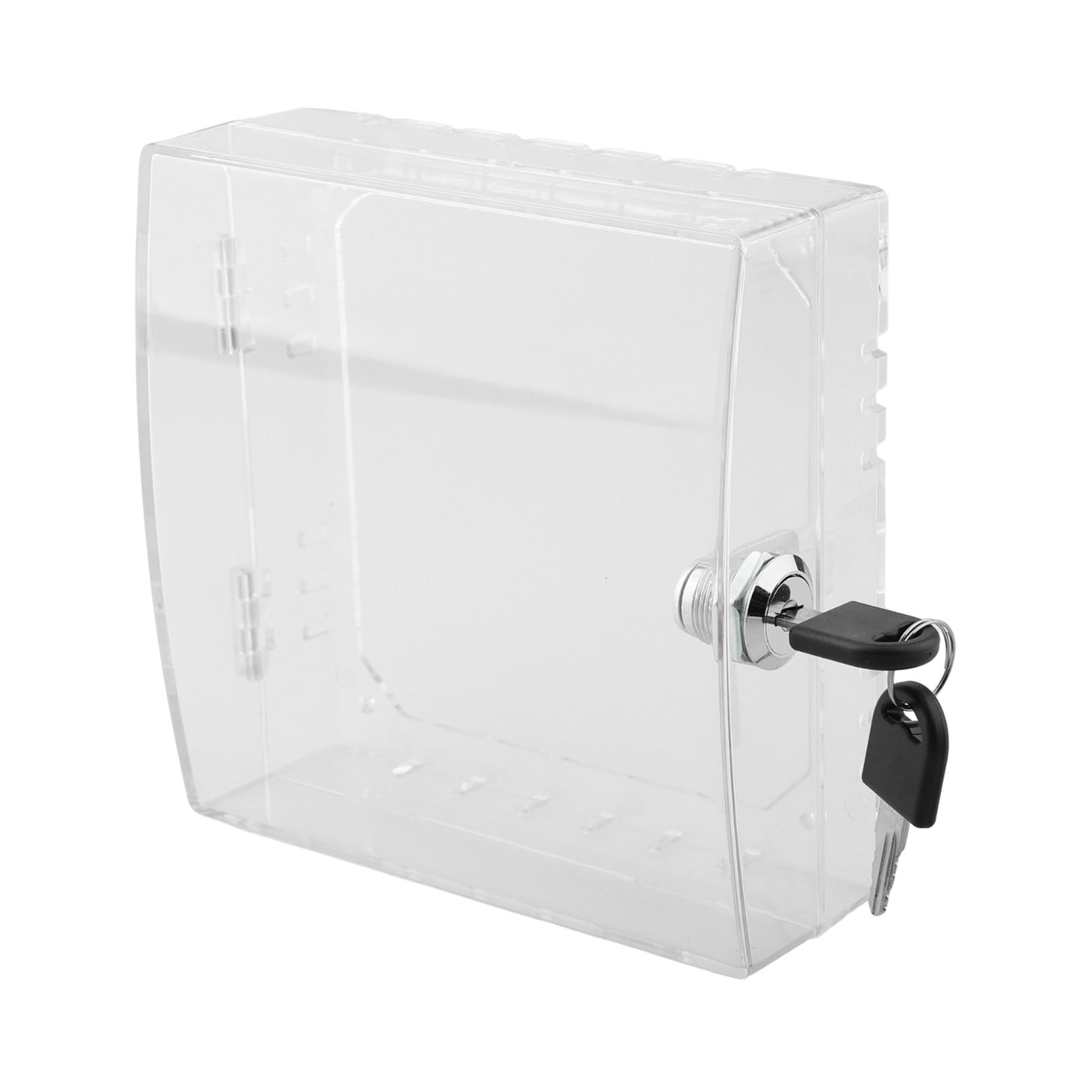 Thermostat Lock Box With Key Clear Large Thermostat Cover Acrylic Large ...