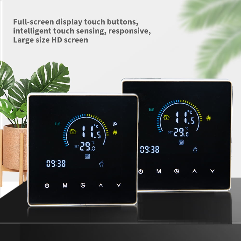 Thermostat,Temperature With Child Lcd Screen Temperature Safety ...