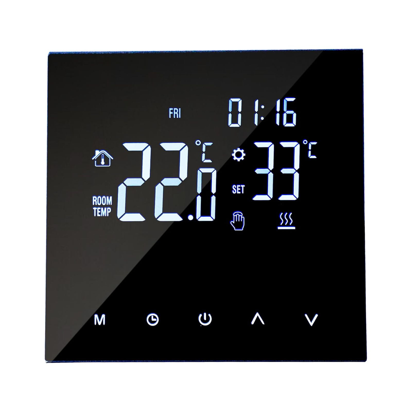 Thermostat,Temperature Lcd Display Office Display Week Water With 7 Day ...