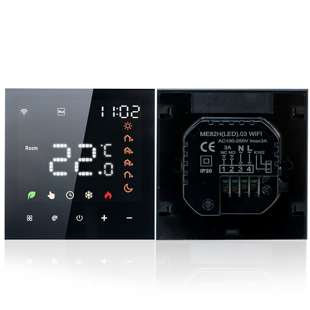 Thermostat,Underfloor Compatible Display Water Compatibility 3a ...