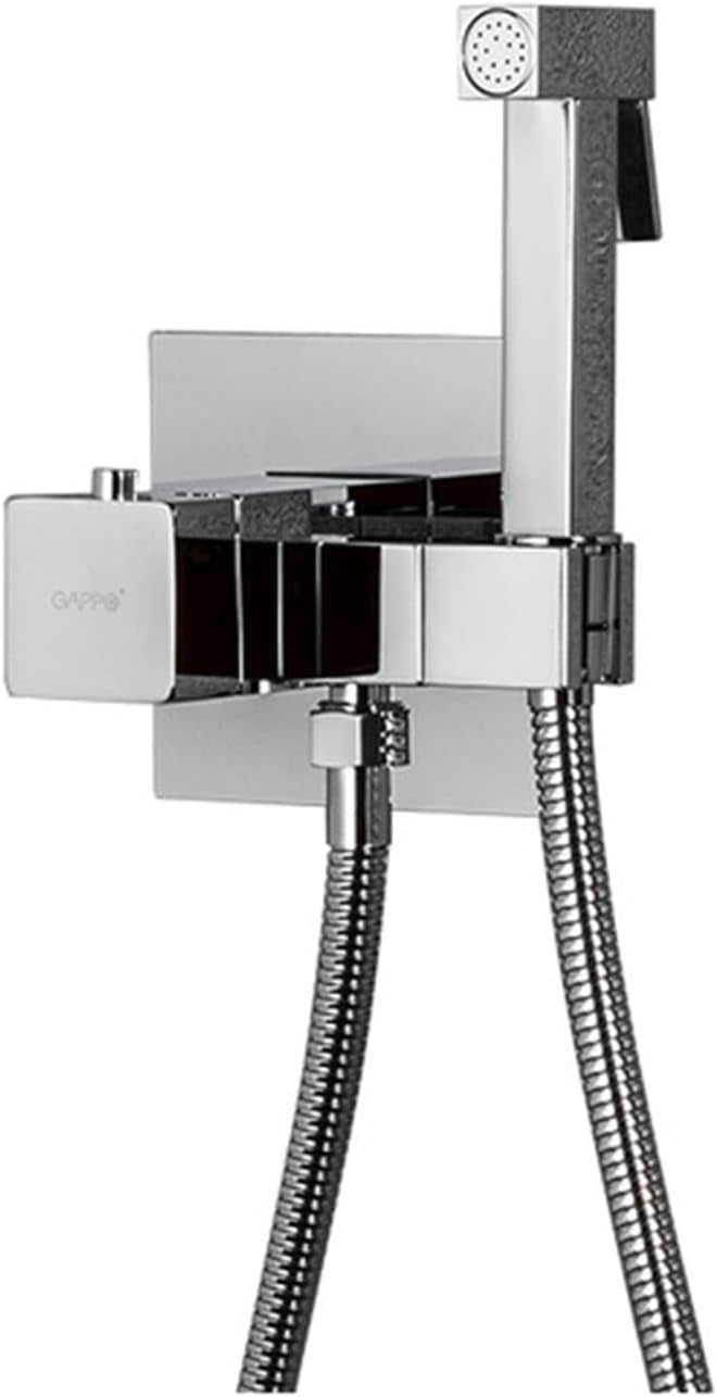 Thermostatic Bidet Faucet Solid Brass Function Square Hand Shower Head ...