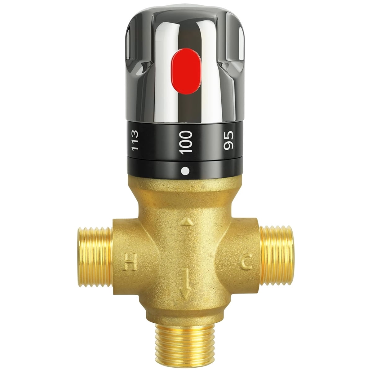 Thermostatic Mixing Valve,1/2 NPT Mixing Valve,Water Tempering Valve ...