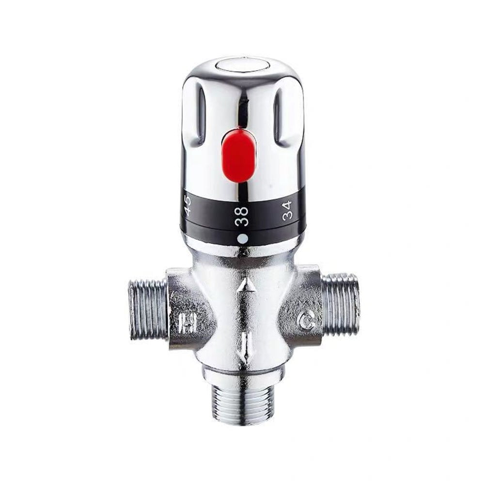 Thermostatic valve mixing valve water heater temperature control pipe ...