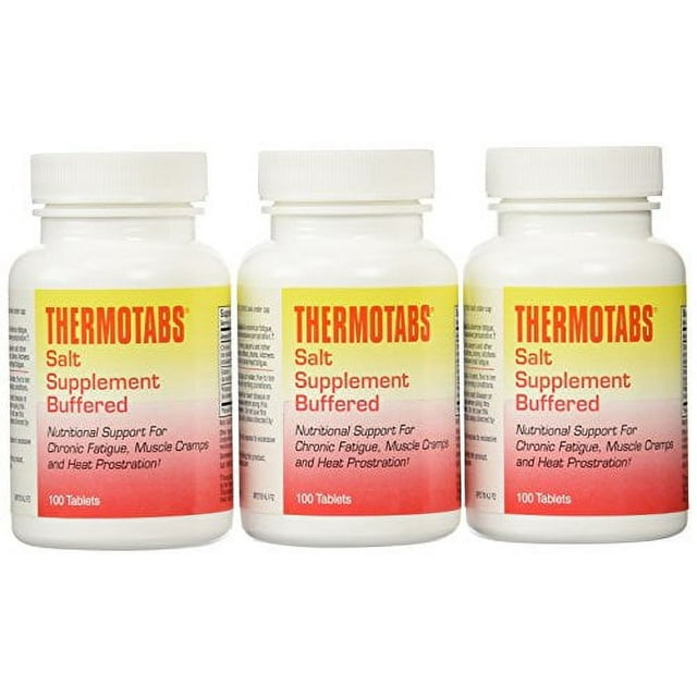 Thermotabs Buffered Salt Tablets, Pack of 3 - Walmart.com