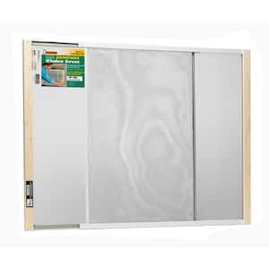 Marvin Adjustable Metal Rail Window Screen, 24x25-45 Inches, Bright ...