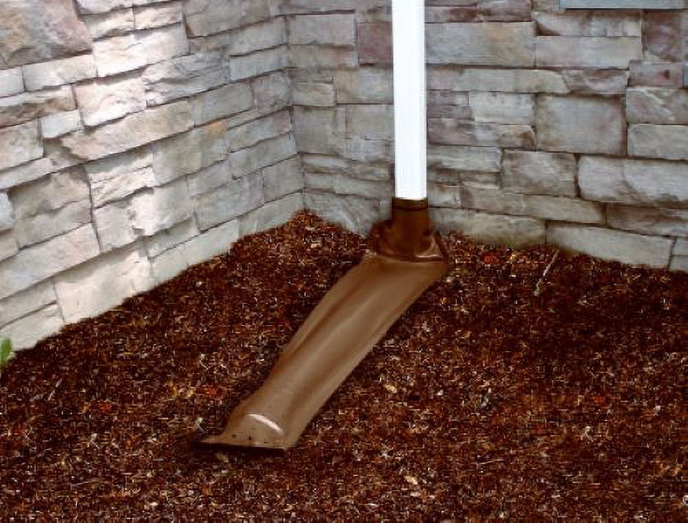 Thermwell DE46BR 46" Brown Roll Out / Roll Up Automatic Downspout ...